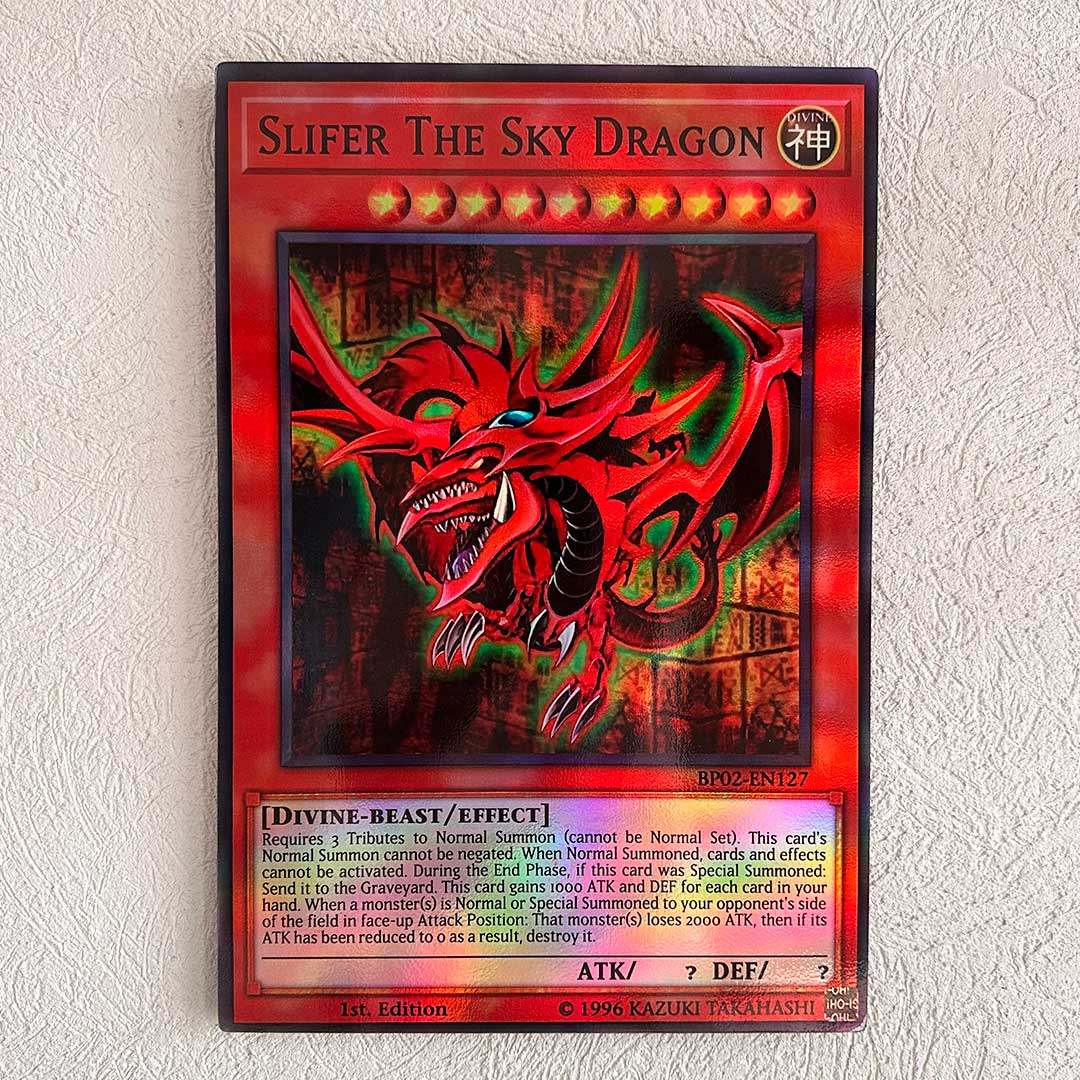 Cuadro Carta Yu-Gi-Oh Slifer The Sky Dragon - Geeksroom