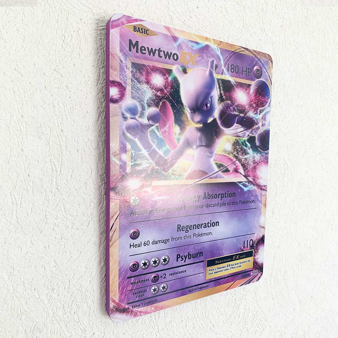 Cuadro Decorativo PKMN TCG Mewtwo EX - Geeksroom