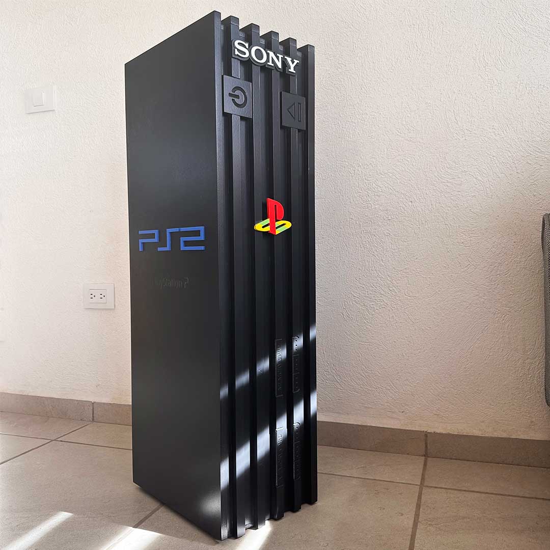 Gabinete Tipo PS2 - Geeksroom -Decoración Geek