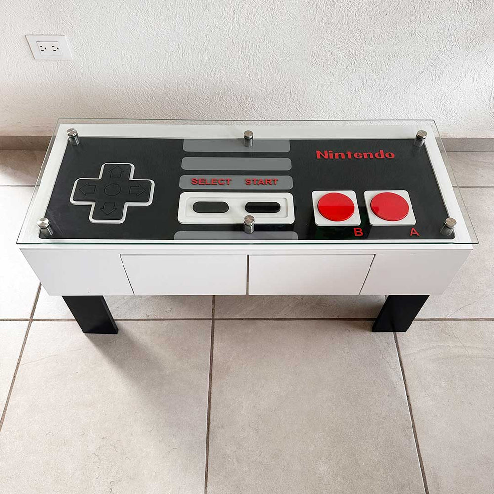Mesa Control Retro Con Cajones Ocultos - Geeksroom