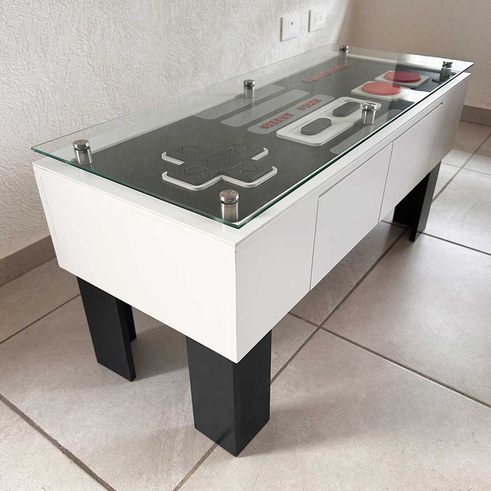 Mesa Control Retro Con Cajones Ocultos - Geeksroom